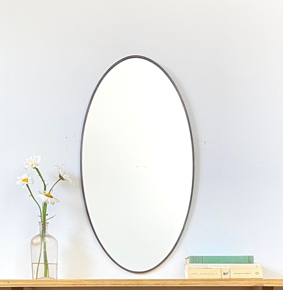 Oval Mirror Handmade Wall Mirror Wall Mirror Miroir Round Oblong Circle ...