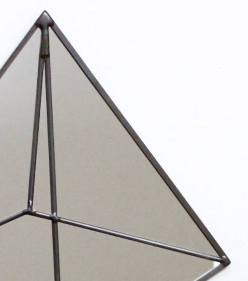 Pyramid Wall Mirror Triangle 3 Dimensional Geometric Handmade - Etsy Canada