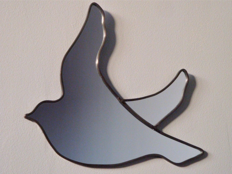 Bird Mirrors Trio of / Handmade Wall Mirrors Set of Three 3 - Etsy