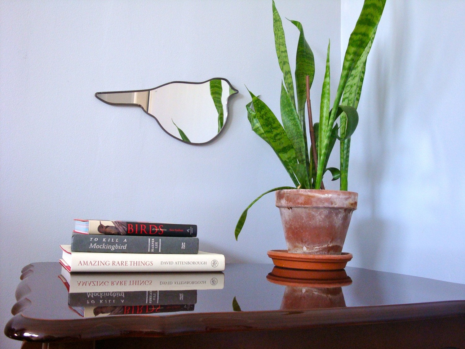 Bird Shaped Mirror / Handmade Wall Mirror Shape Outline | Etsy