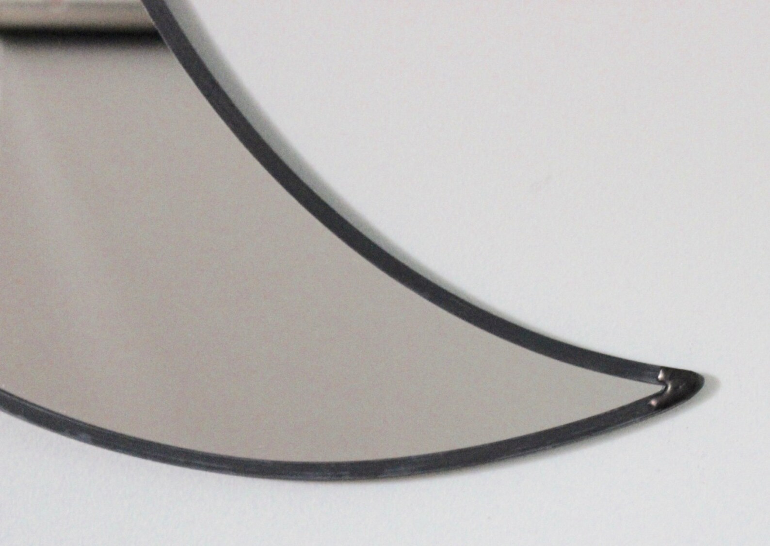 Moon Mirror Handmade Wall Mirror Half Moon Crescent Waxing - Etsy UK