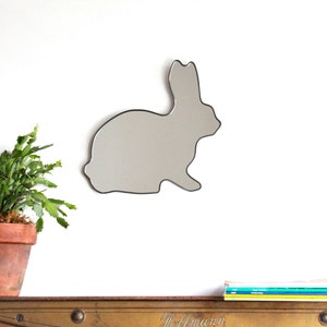 Rabbit Mirror / Handmade Wall Mirror Easter Bunny Hare Peter Cottontail ...