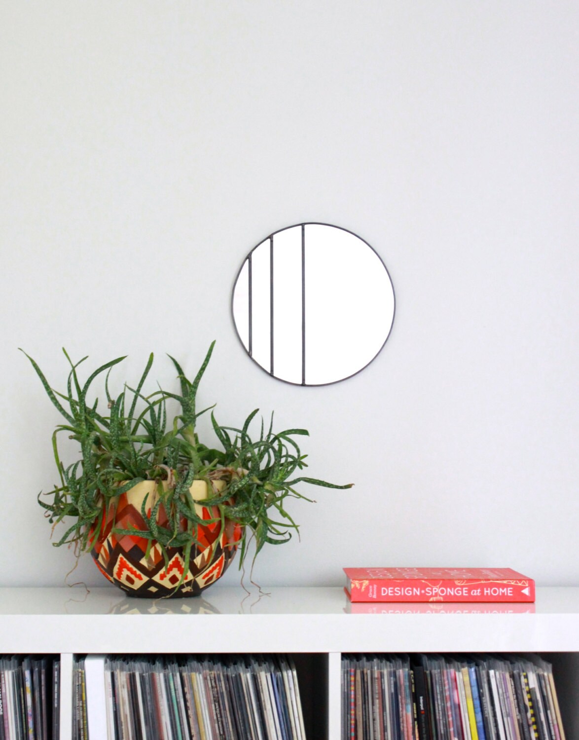 Circle Mirror Handmade Leaded Wall Mirror Round Mirror Oval Ombre Small ...