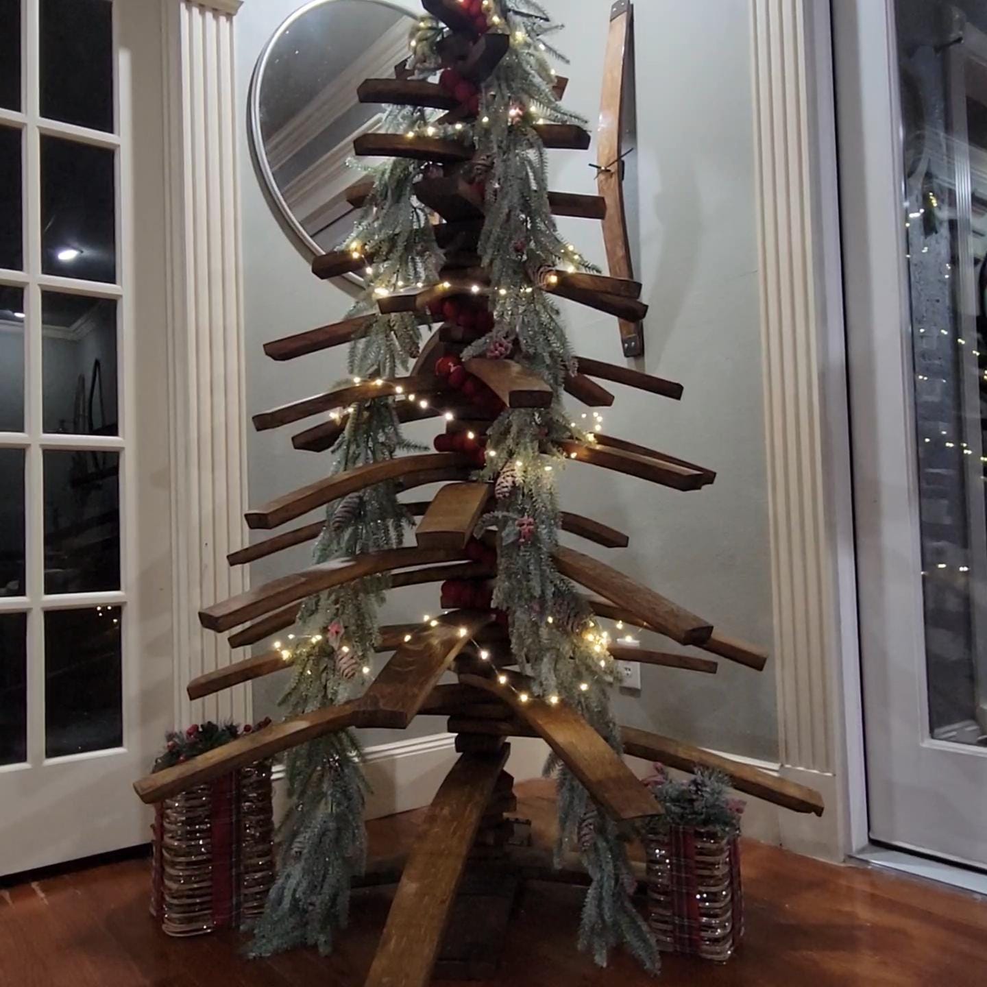 Wine Barrel Christmas Tree - Etsy