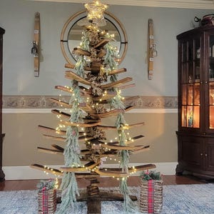 Wine Barrel Christmas Tree - Etsy