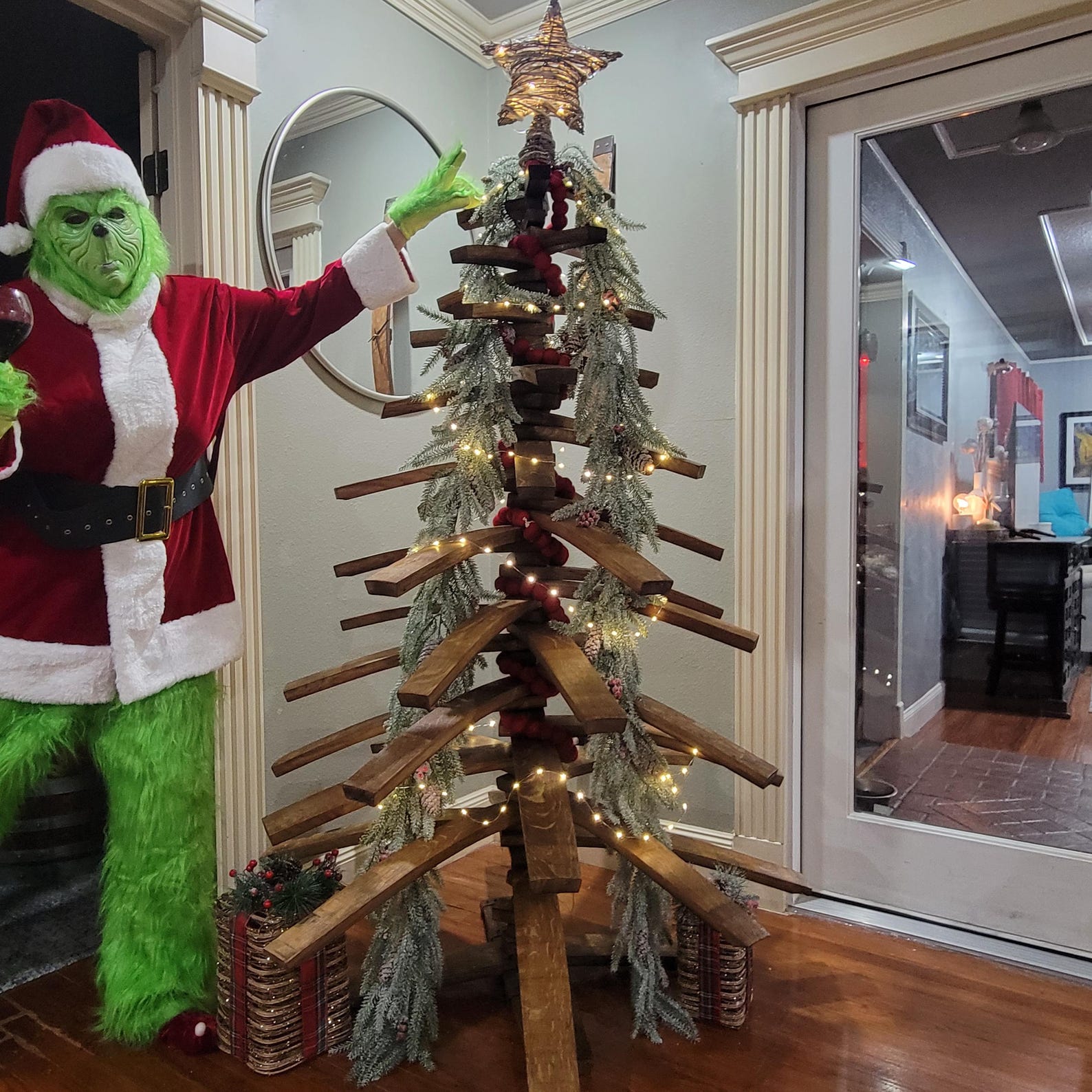 Wine Barrel Christmas Tree - Etsy