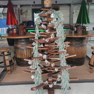 Wine Barrel Christmas Tree - Etsy