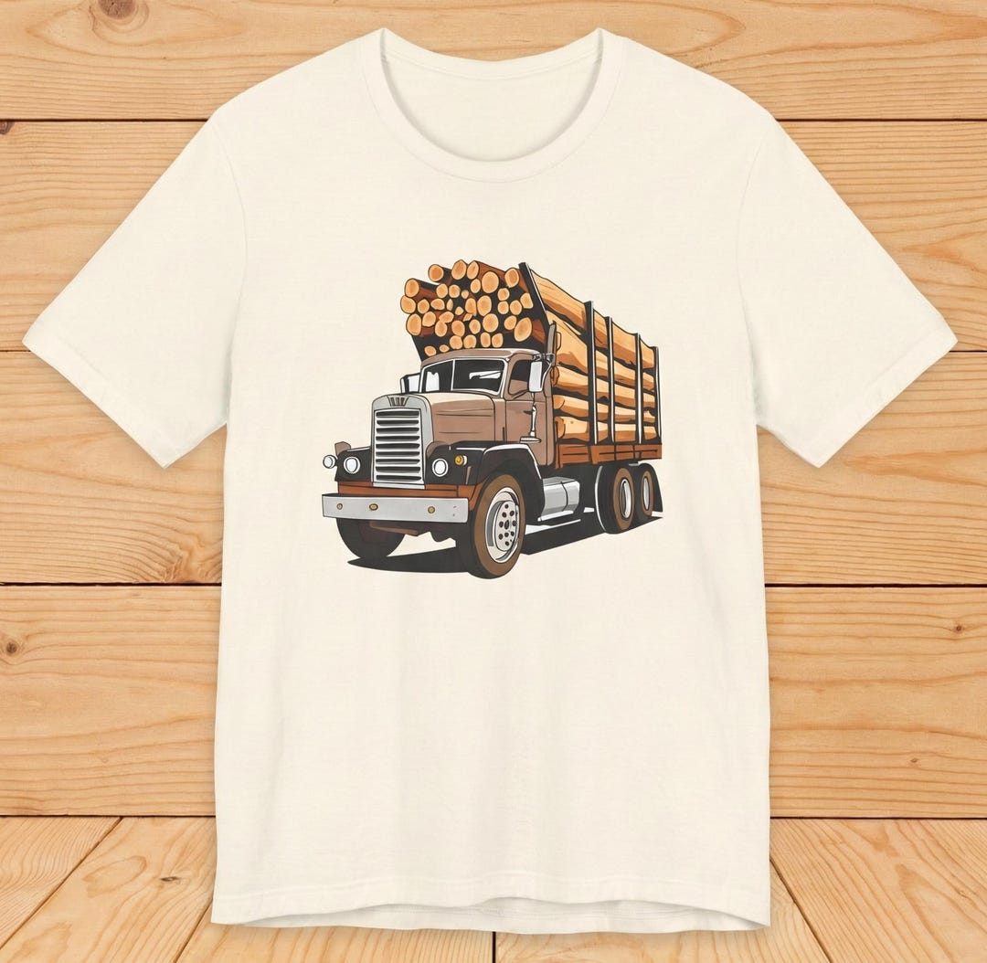 Logging Truck Shirt, Vintage Log Hauler T-shirt, Gift for Lumberjack ...