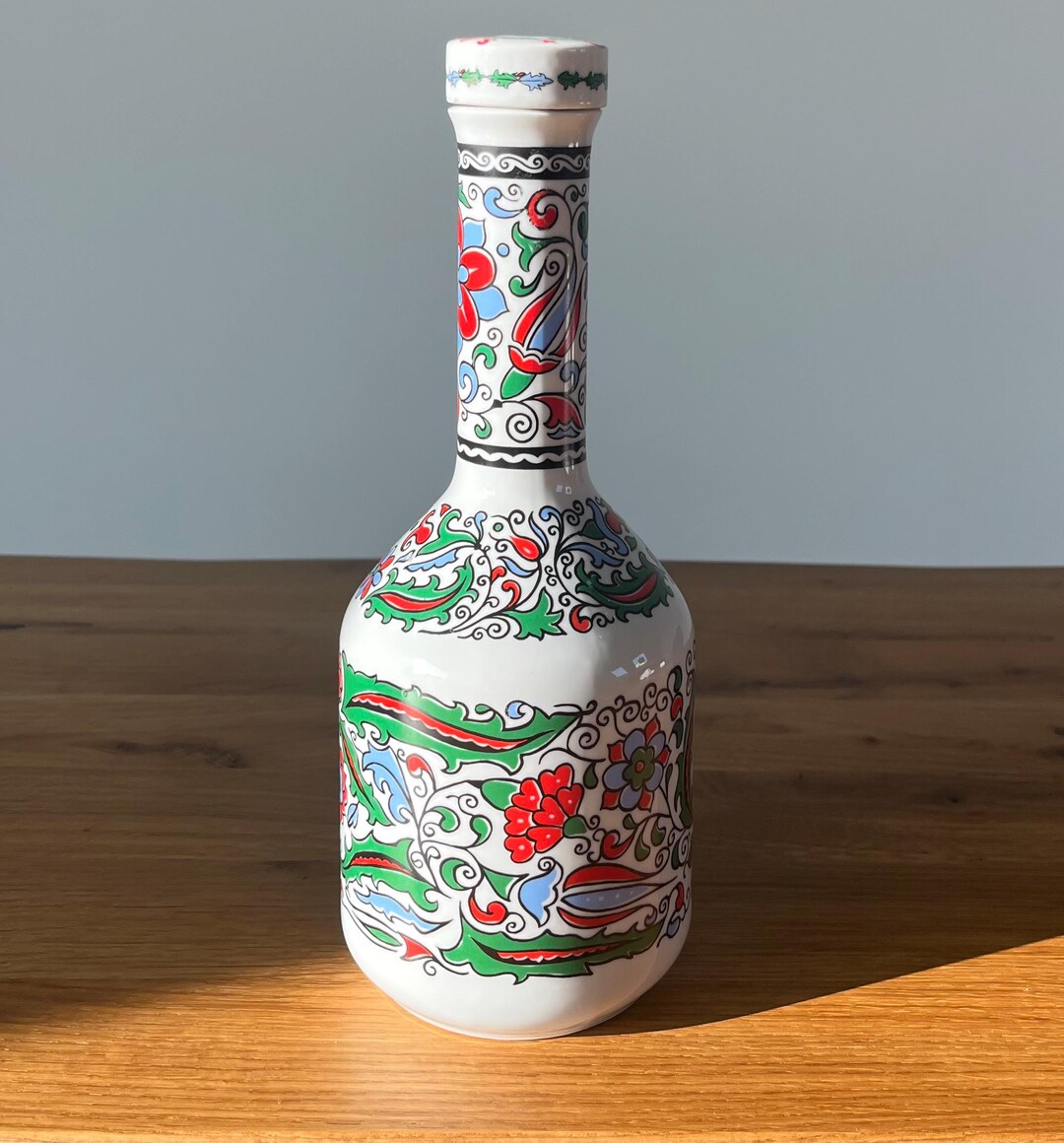 Vintage Metaxa / Greek Hand Made Porcelain / Vase Liquor Decanter ...