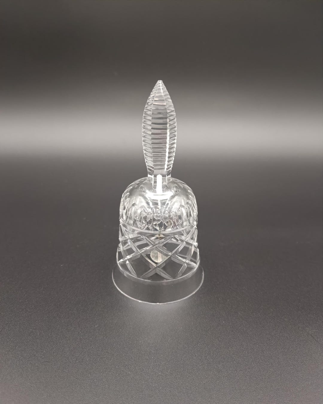 Vintage Crystal Bell / Hand Cut Real Lead Crystal Bell / Vintage ...