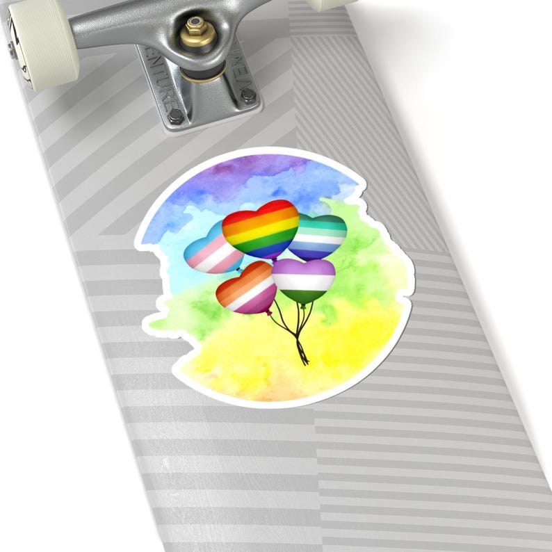 LGBTQ+ Pride Sticker | Minimalist Kiss-cut Vinyl Sticker | Queer ...