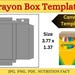 Crayon Box Template 3.77"x1.37" | Mini Crayon Box SVG| Editable Crayon ...