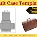 Suitcase Template| DIY Mini Luggage Box| Suitcase Favor Box SVG| Travel ...