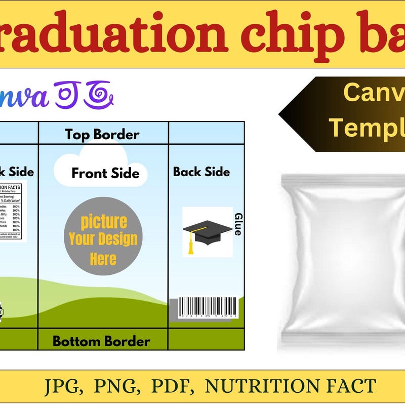Graduation Chip Bags - Etsy