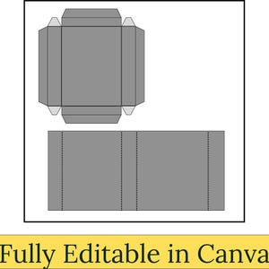 Editable Match Box Template, Party Favor Box (SVG, PNG, PDF) - Etsy