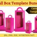 Gable Box Template| Favor Box SVG| DIY Gift Box|gamble Box Size 8.5" X ...