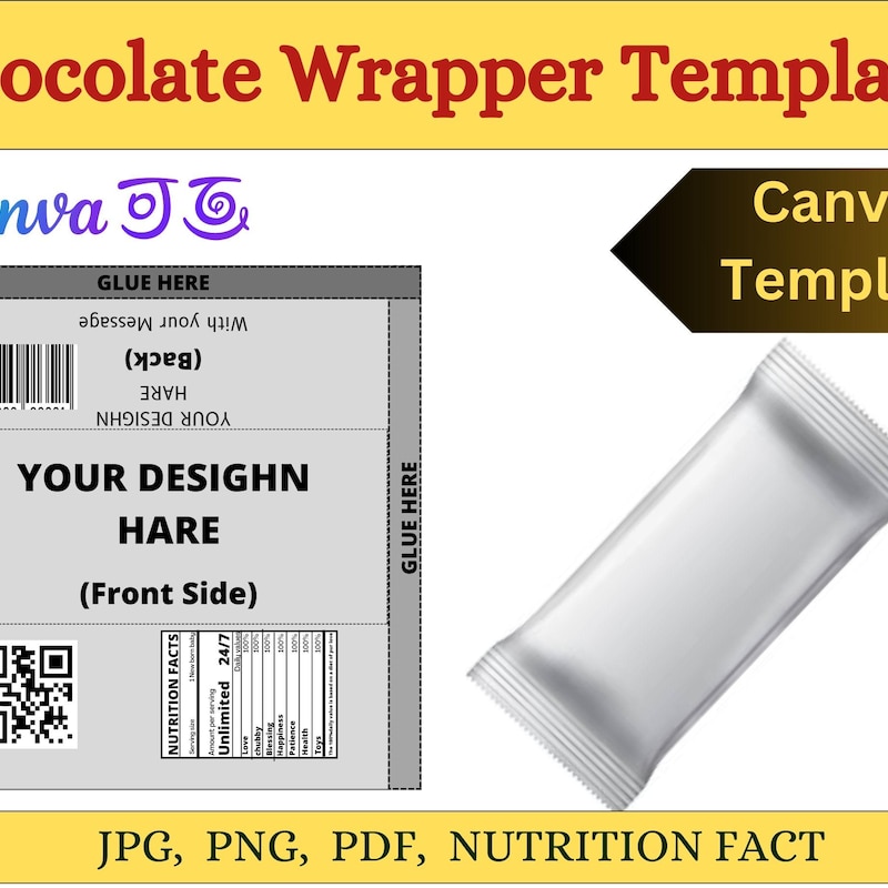 Wedding Candy Bar Wrapper - Etsy