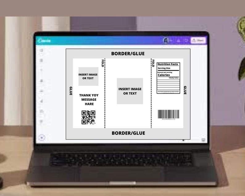 Editable Chip Bags| Chip Bag Template| Chip Bag Labels, Custom Chip ...