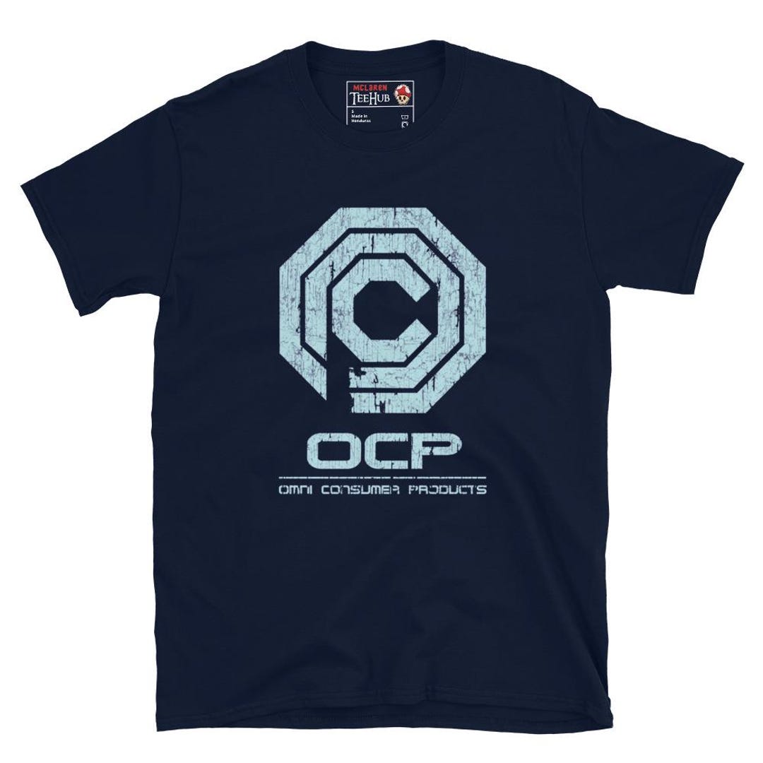 OCP Robocop T-shirt – Omni Consumer Products Logo Tee, Retro 80s Sci-fi ...