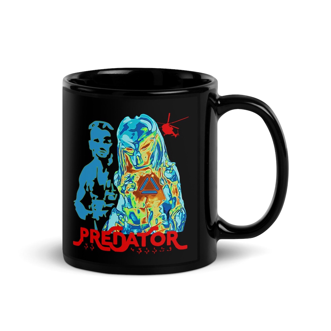 Predator Movie Black Glossy Mug - Etsy