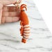 Funny Shrimp Crochet Keychains, Mini Shrimp Doll Keychain for Car Keys ...