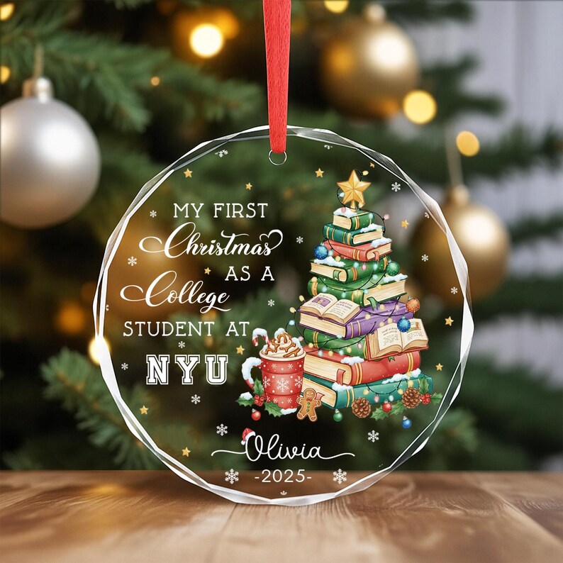 My First Year as a College Student Ornament,personalized Freshman ...