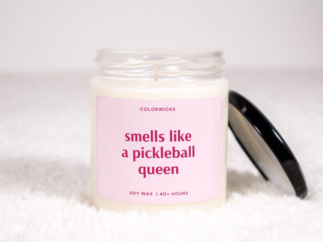 Pickleball Queen Candle, Funny Pickleball Player Gifts, Pickleball ...
