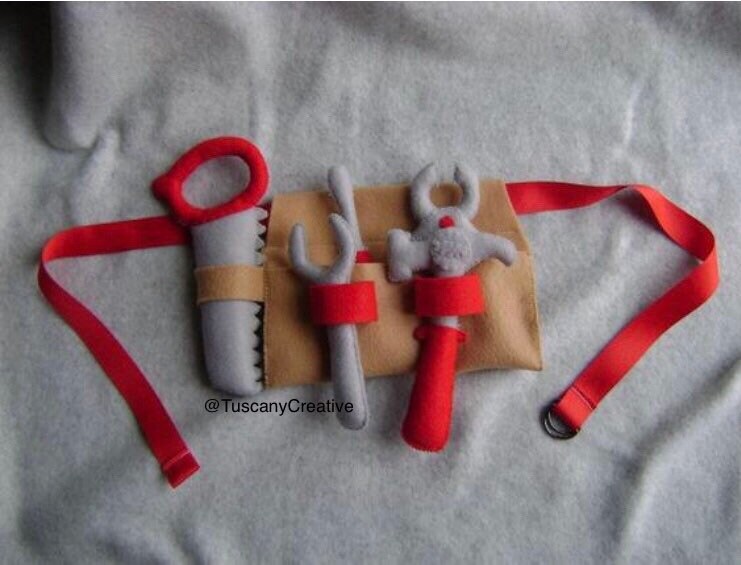 Tool Set Toys, Includes a Wrench, Saw, Pliers, Screwdriver & Hammer - Etsy