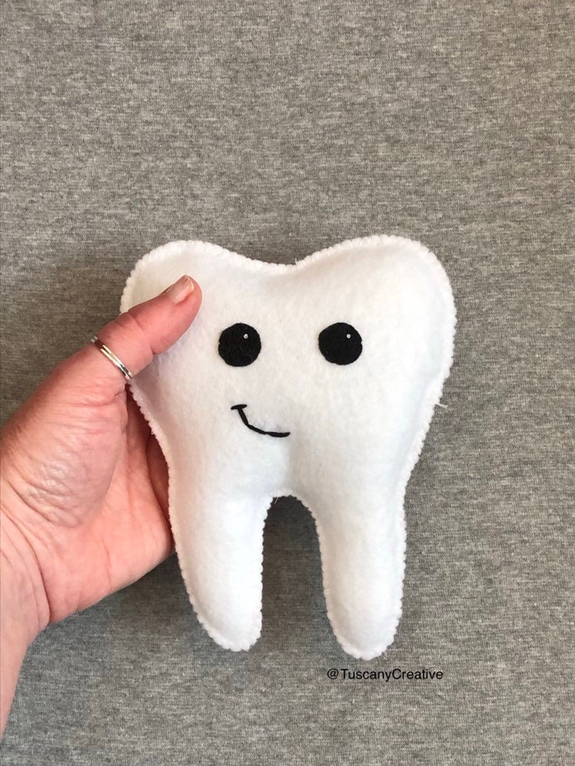 Tooth Shaped Pillow With Personalized Pocket Tooth Fairy - Etsy