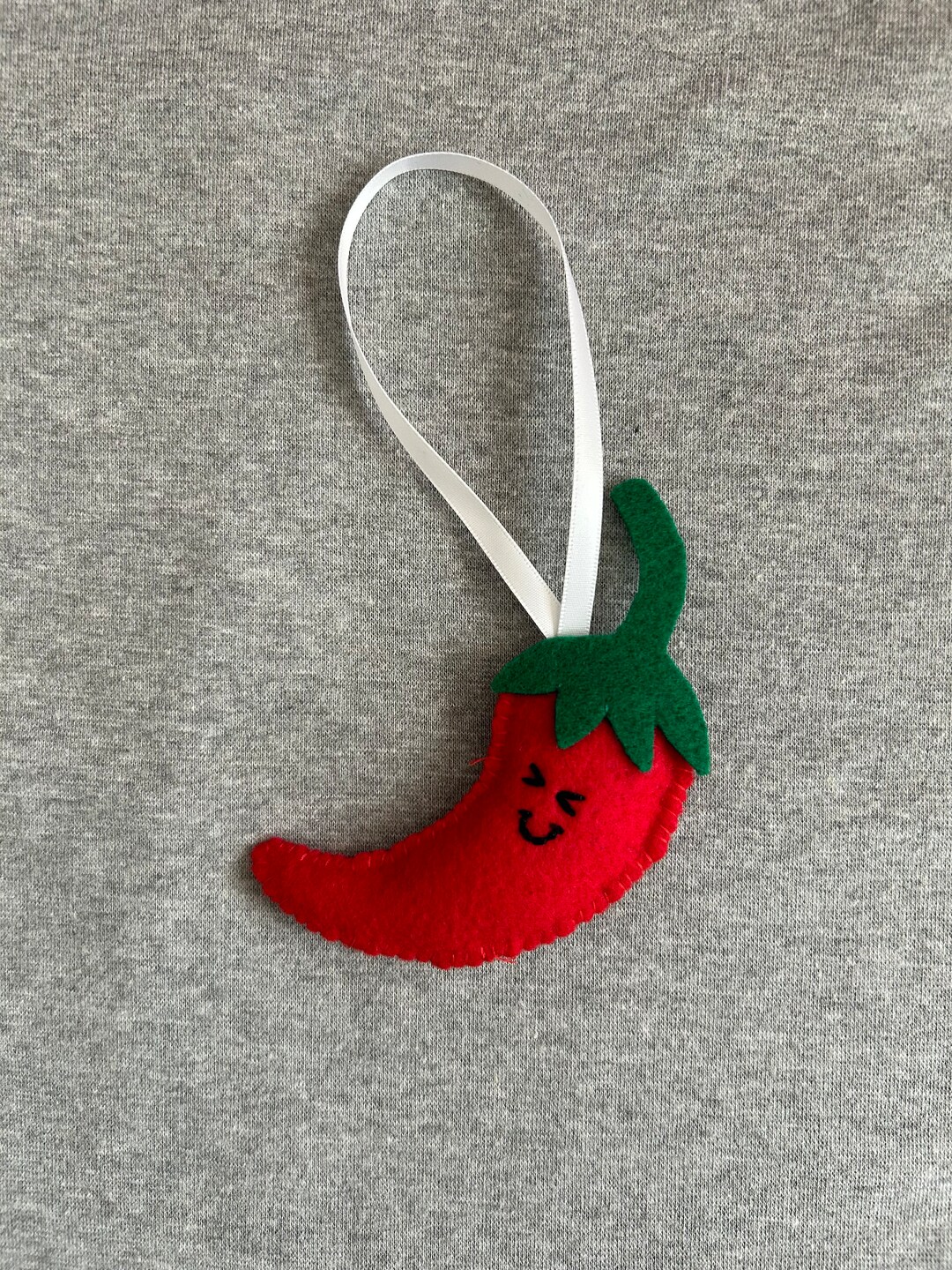 Chili Pepper Christmas Ornament in Felt Holiday Home Decor - Etsy