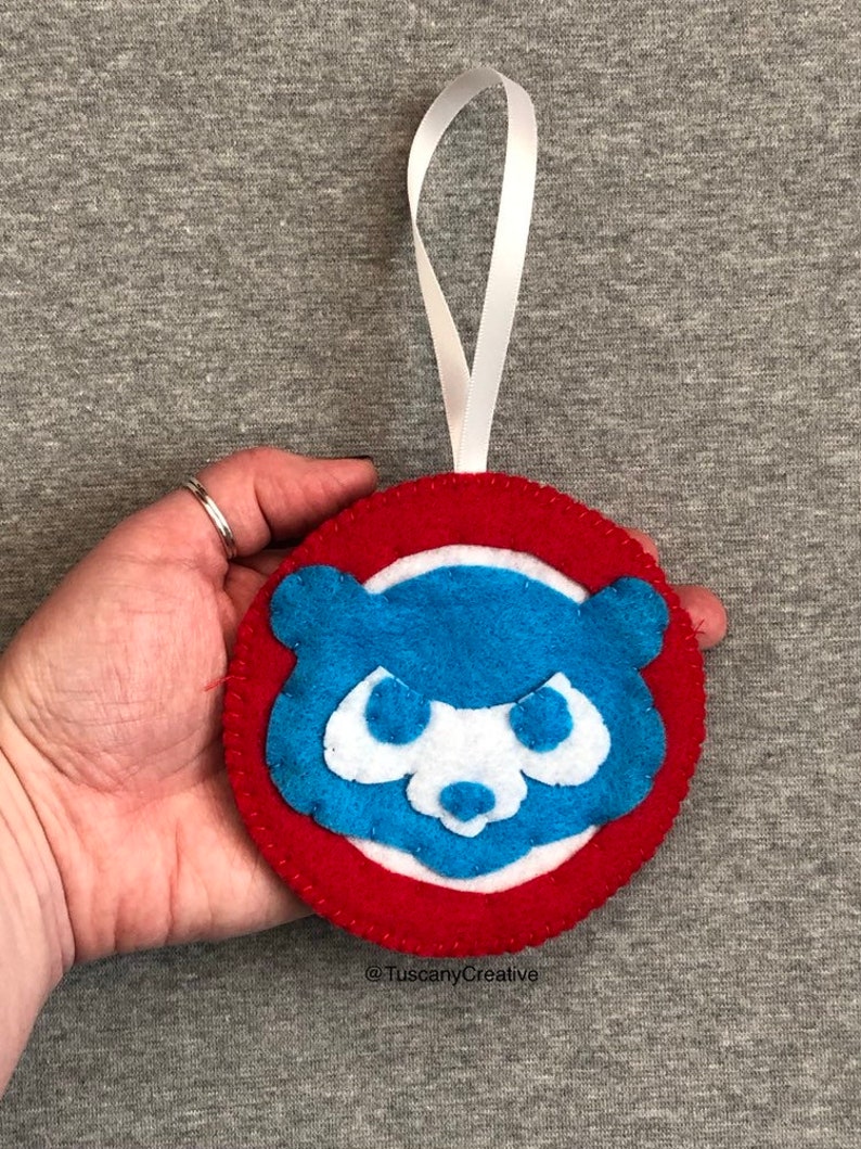 Chicago Cubs Christmas Ornament - Etsy