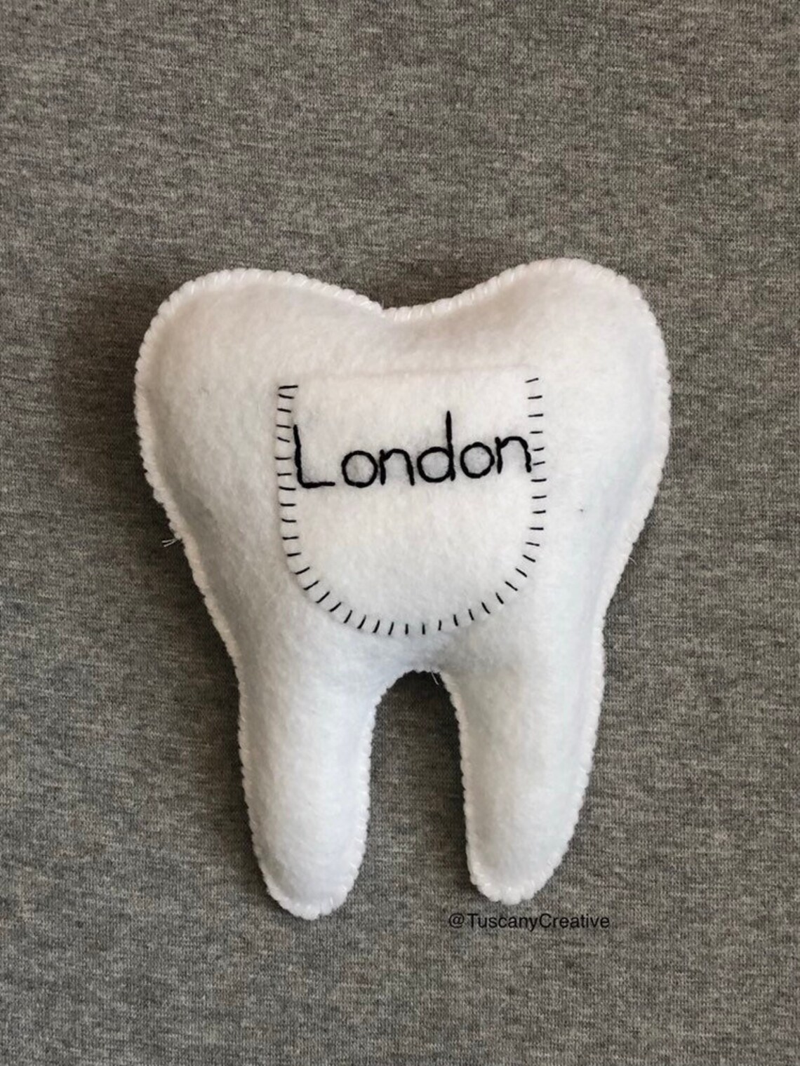 Tooth Shaped Pillow With Personalized Pocket Tooth Fairy - Etsy