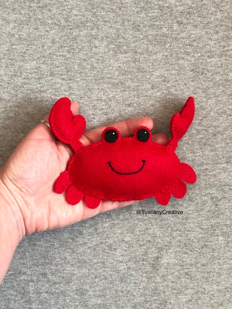Red Crab Stuffed Toy | Etsy