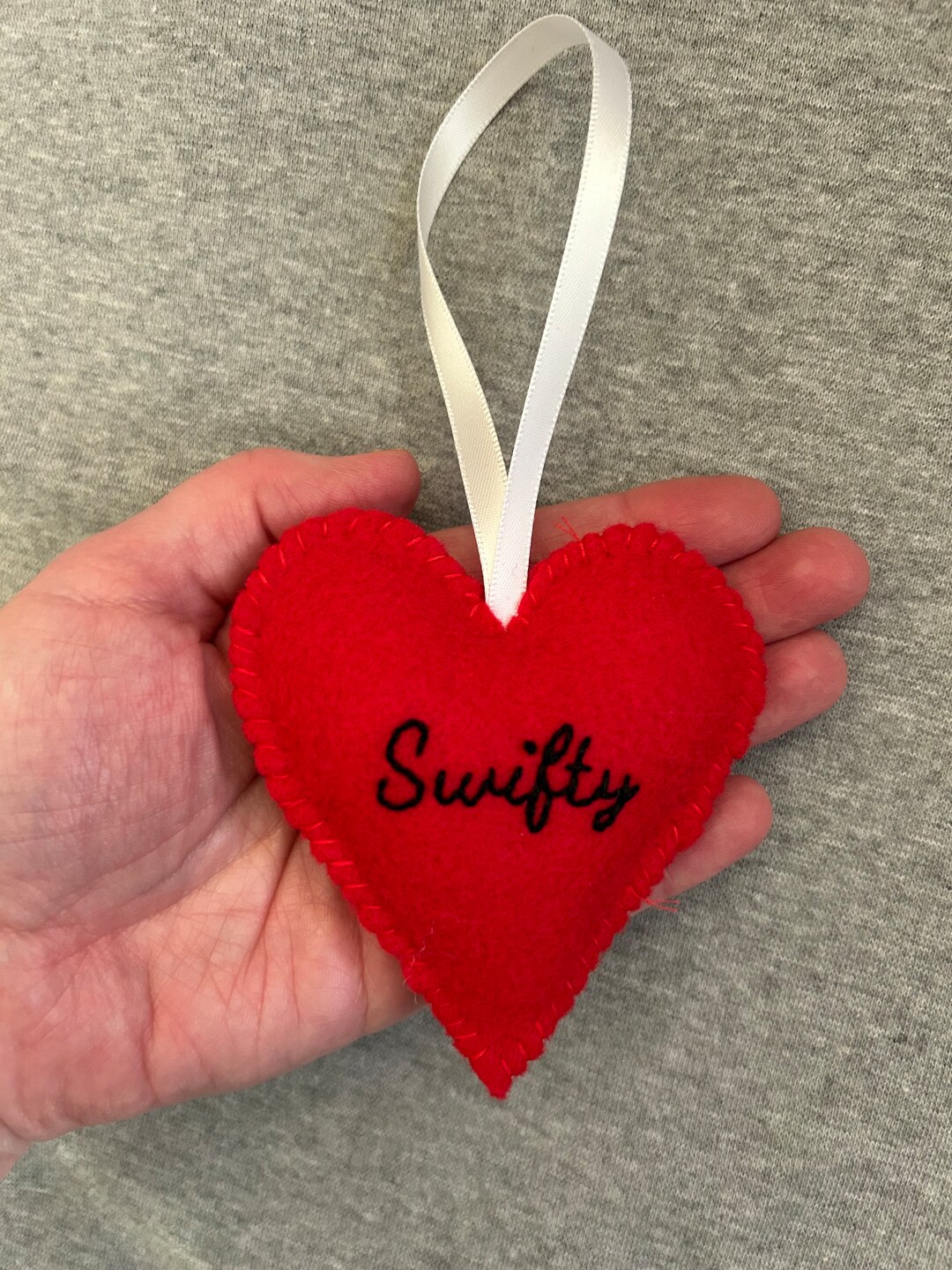 Swifty Taylor Swift Heart Emoji for Valentine's Day Christmas Ornament ...