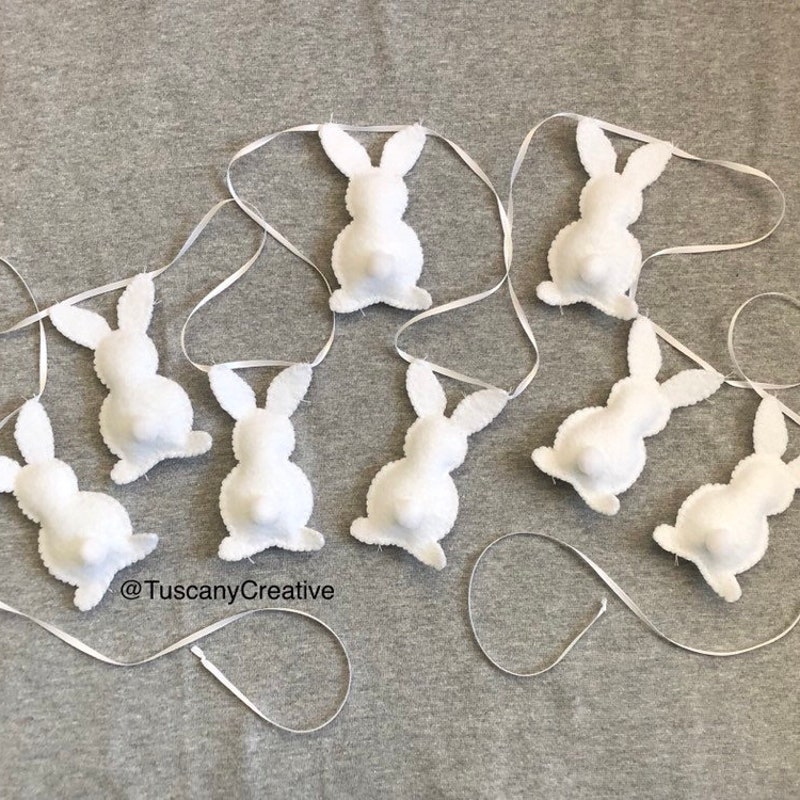 Rabbit Garland - Etsy
