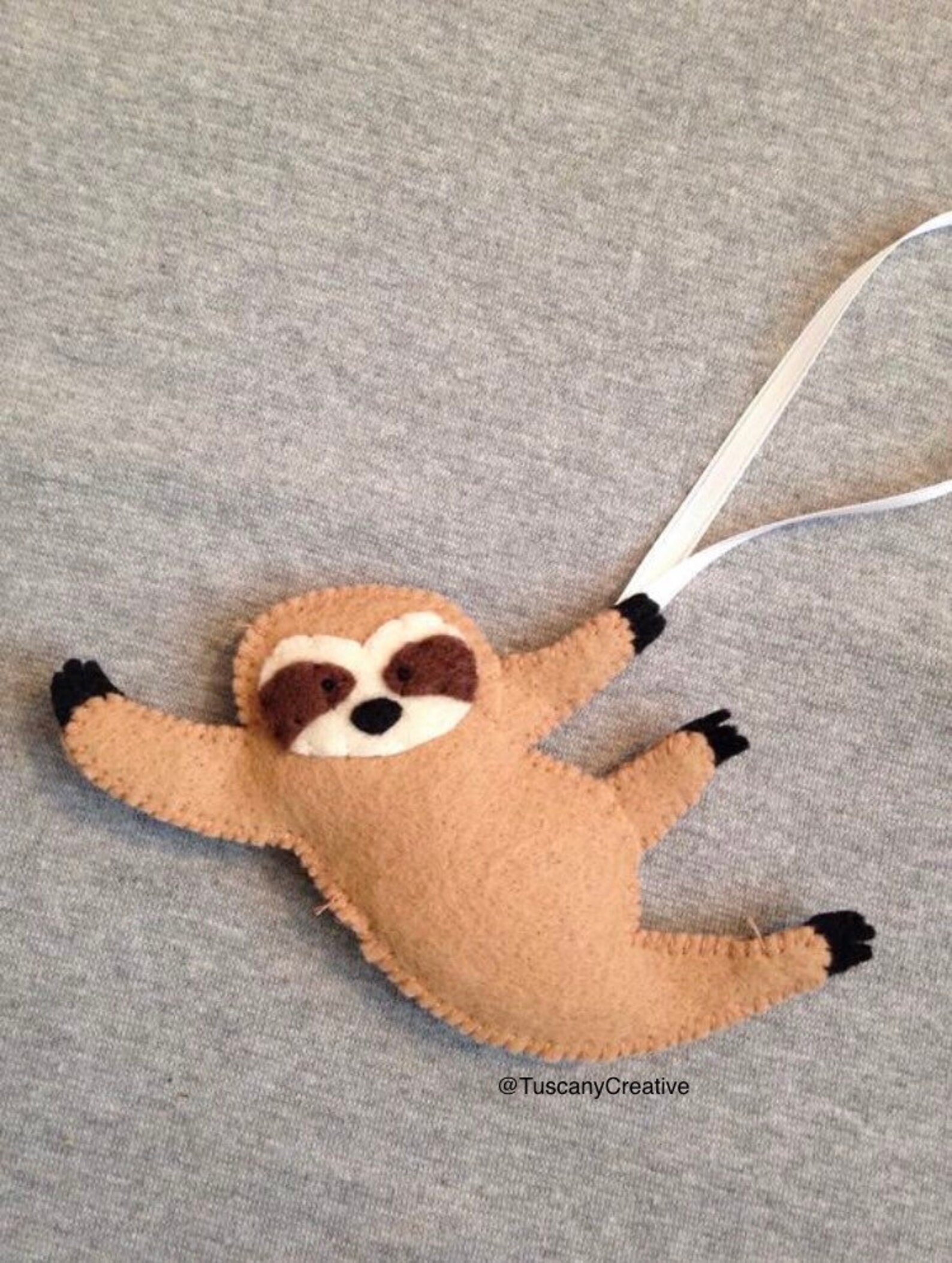 Sloth Christmas Ornament Home Decor Holidays - Etsy