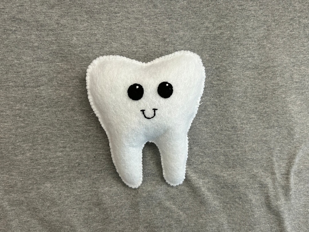 Tooth Shaped Pillow With Personalized Pocket Tooth Fairy - Etsy