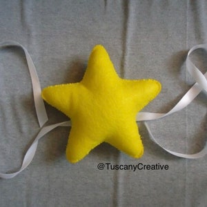 Star Christmas Tree Topper in Yellow Felt - Etsy