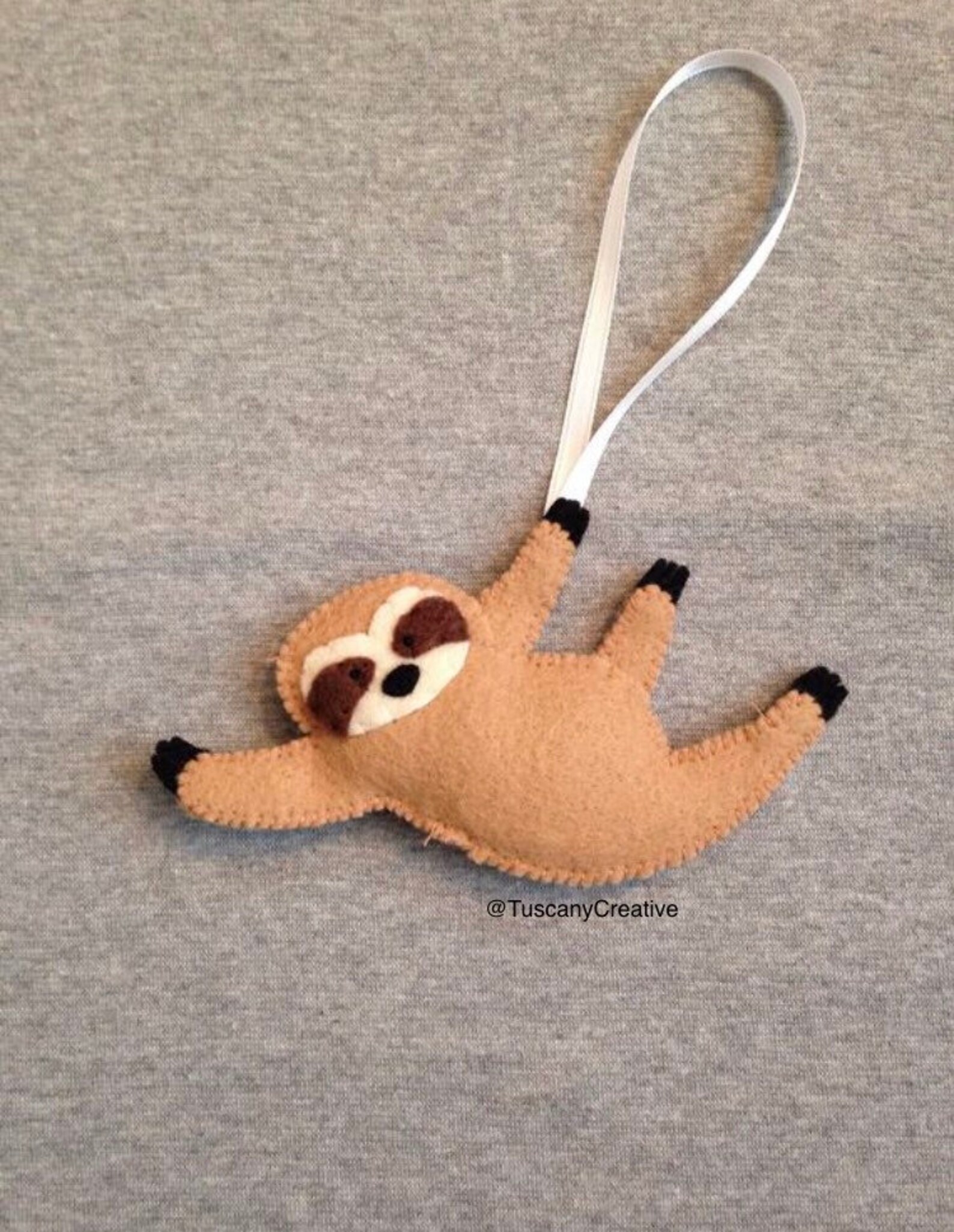 Sloth Christmas Ornament Home Decor Holidays - Etsy