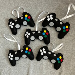 Video Game Controller in BLACK Felt Christmas Ornament Home Decor - Etsy