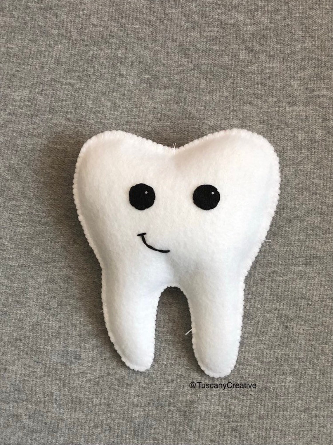 Tooth Shaped Pillow With Personalized Pocket Tooth Fairy - Etsy