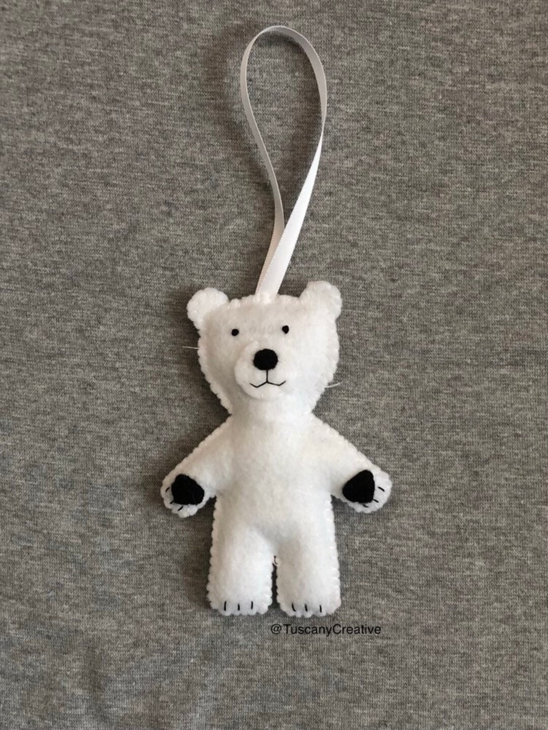 Polar Bear Christmas Ornament Holiday Home Decor Arctic - Etsy