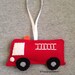 Fire Truck Christmas Ornament - Etsy