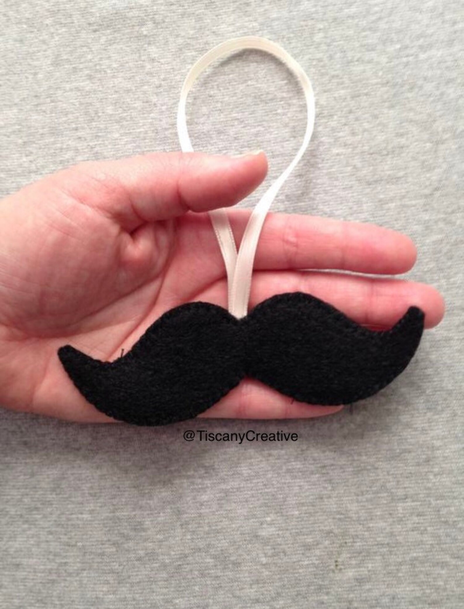 Mustache Christmas Ornament - Etsy