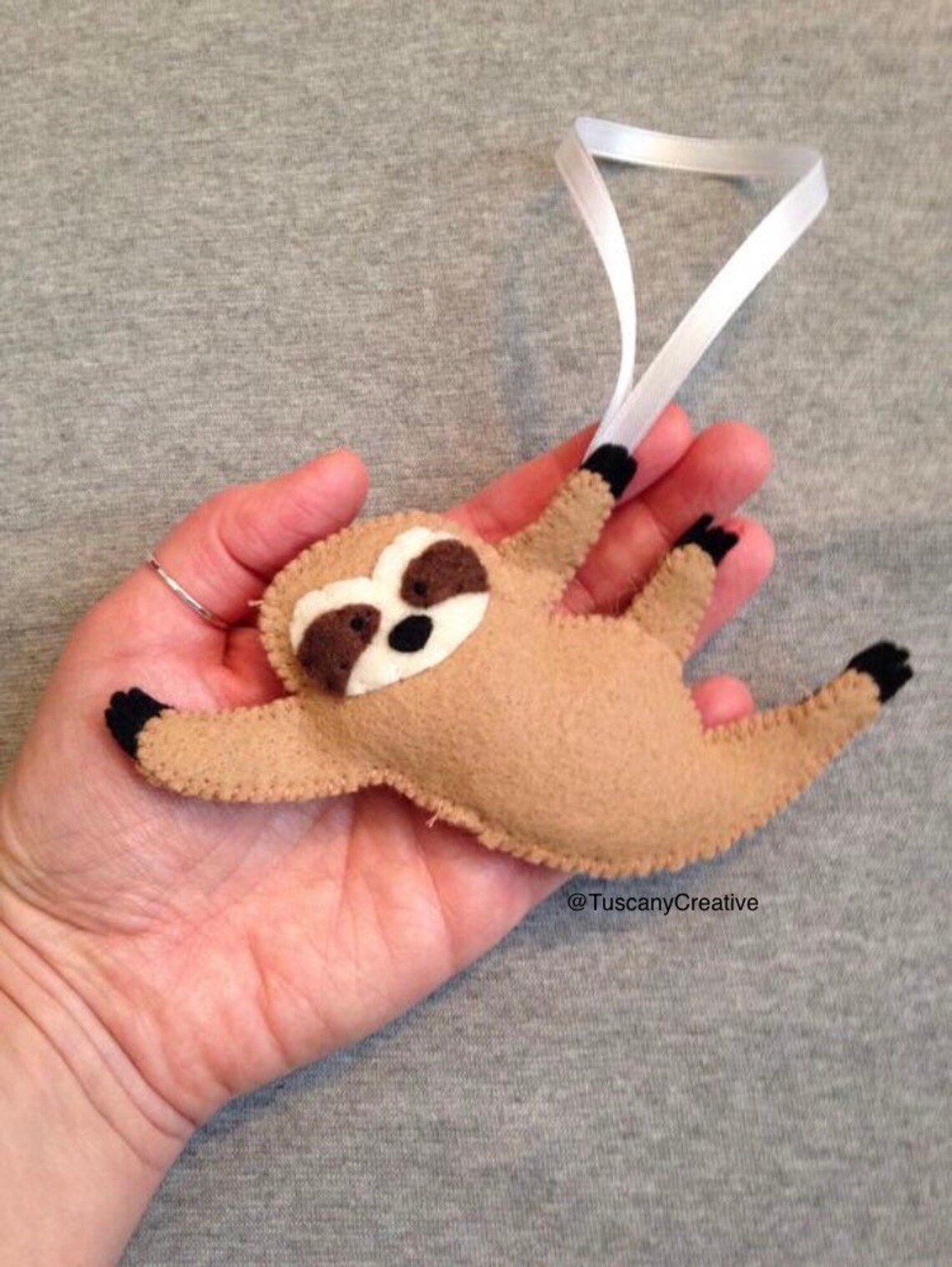 Sloth Christmas Ornament Home Decor Holidays - Etsy