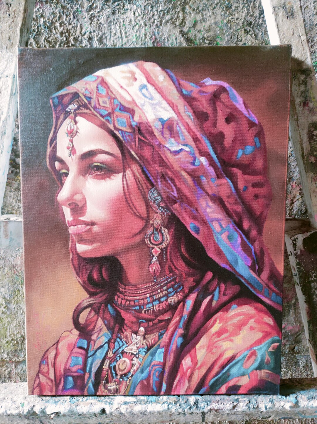 Tribal Painting Tribal Lady Painting Lady Face Drawing Woman Face ...