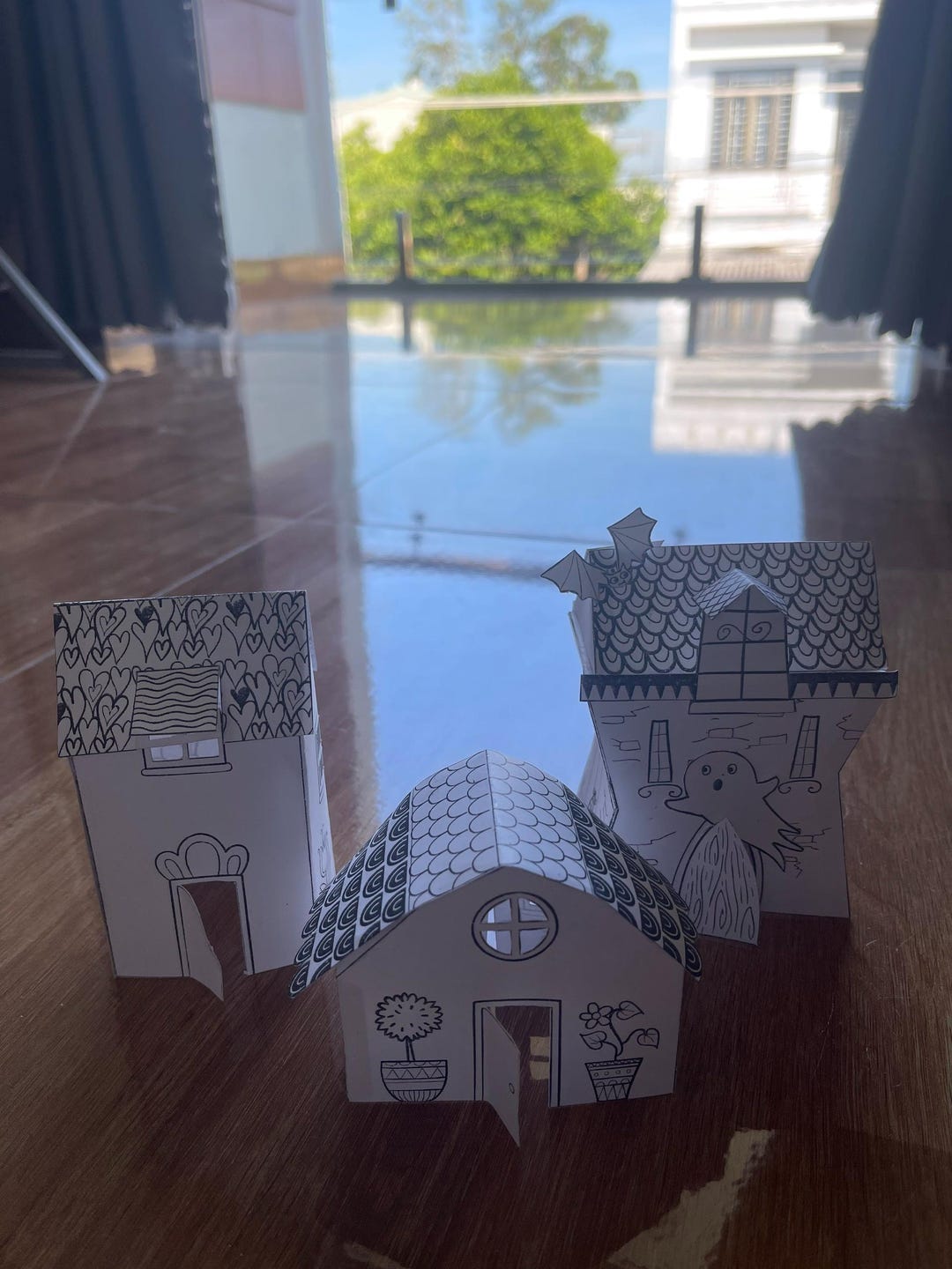 Printable DIY Paper Houses - Etsy
