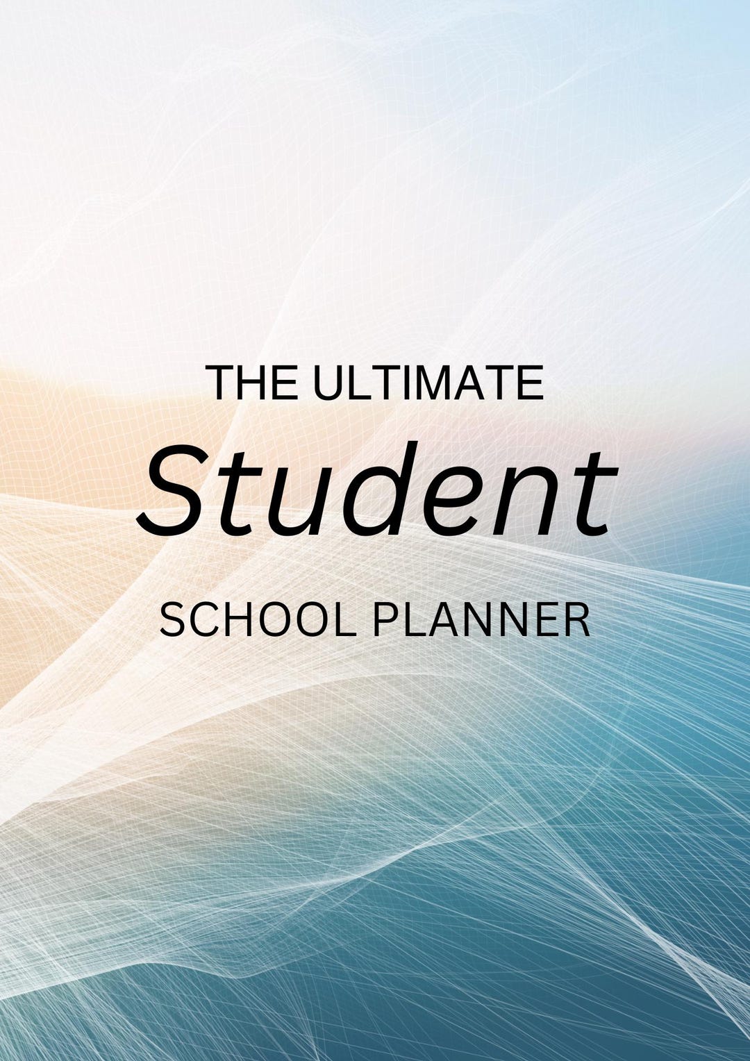 Minimalist Student Planner 2025-2026: Academic Digital PDF, Editable ...