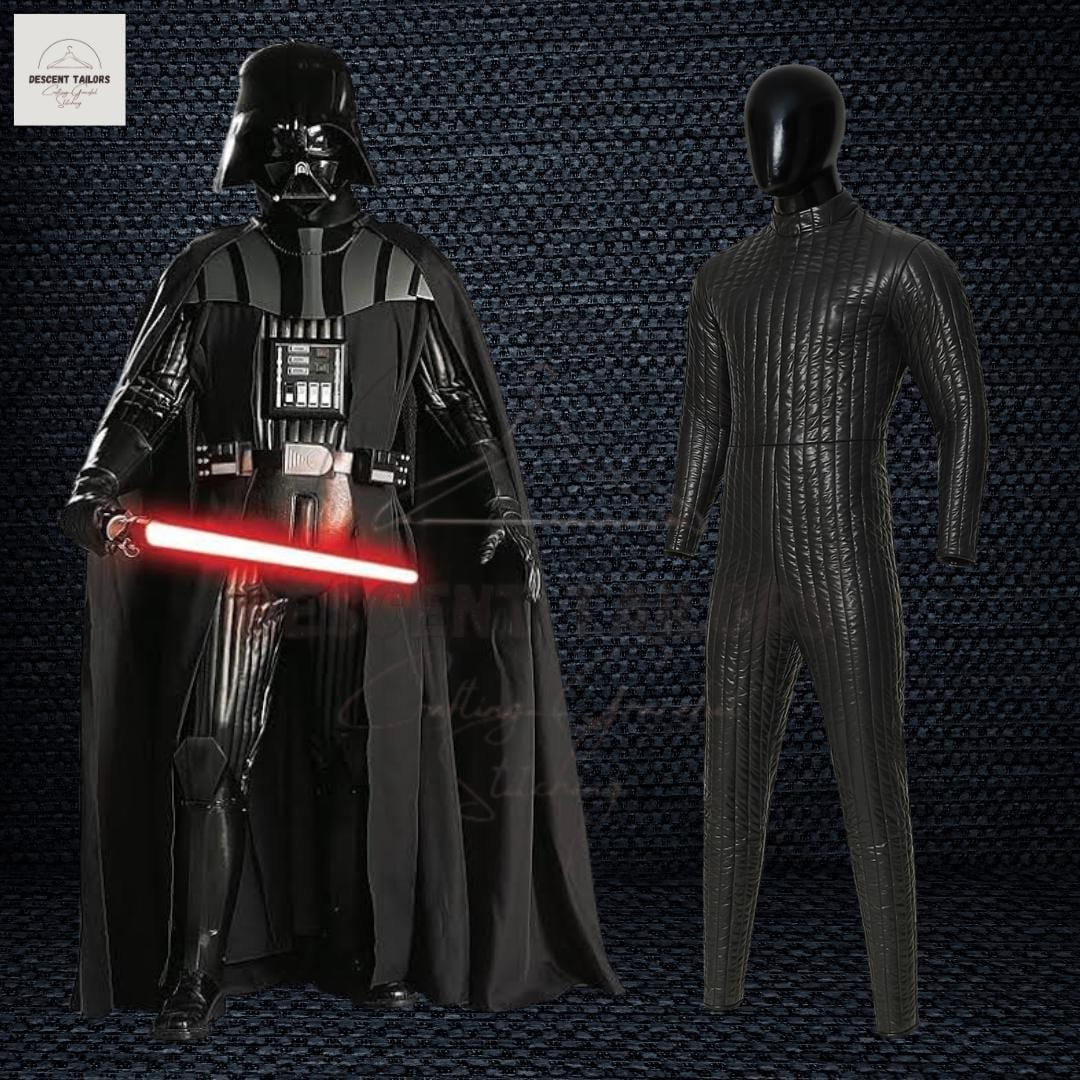 Darth Vader Quilted Leather Undersuit: Star Wars Cosplay Costume - Etsy