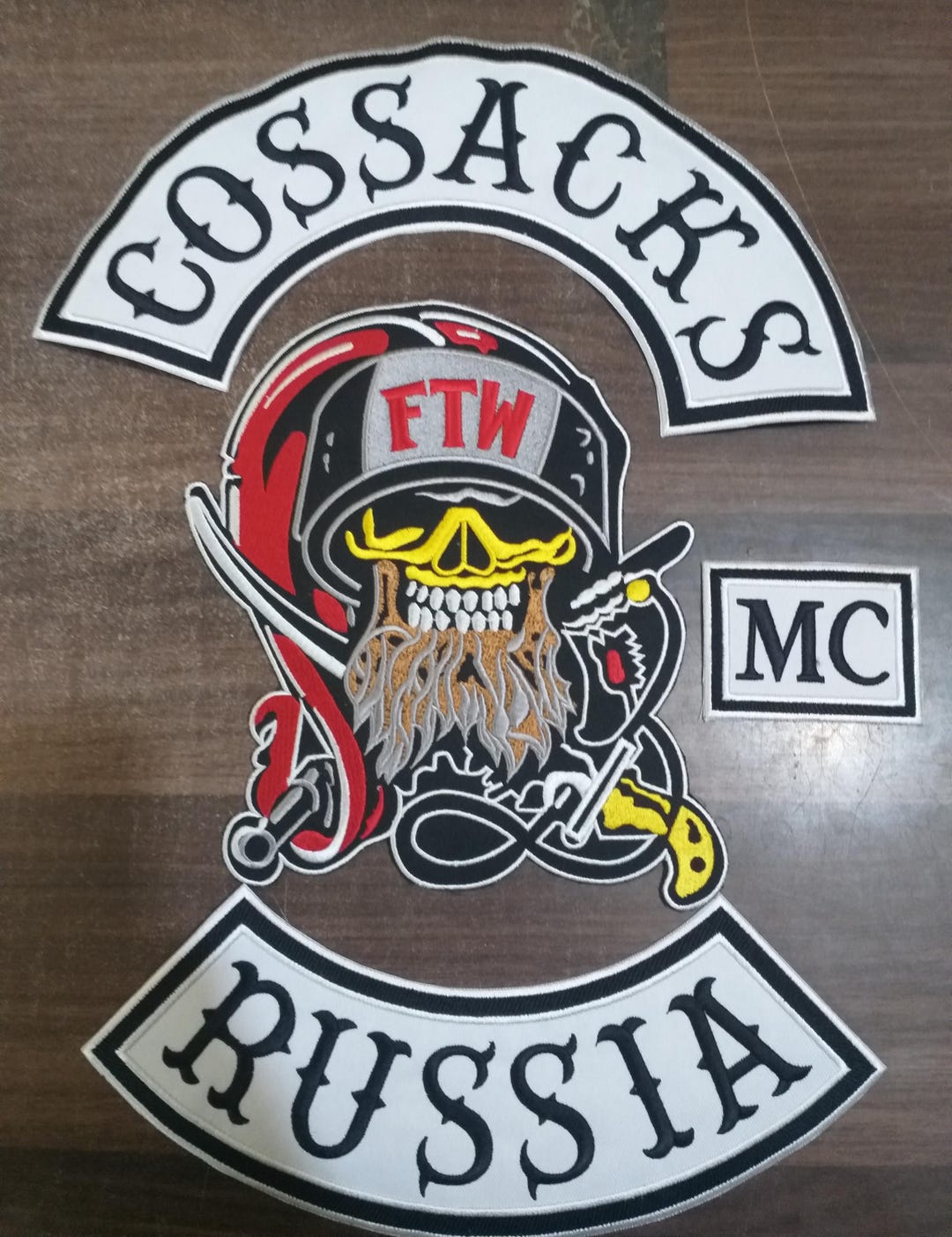 Cossacks Russia MC Large Iron on Sew on Embroidered Patches Set - Etsy